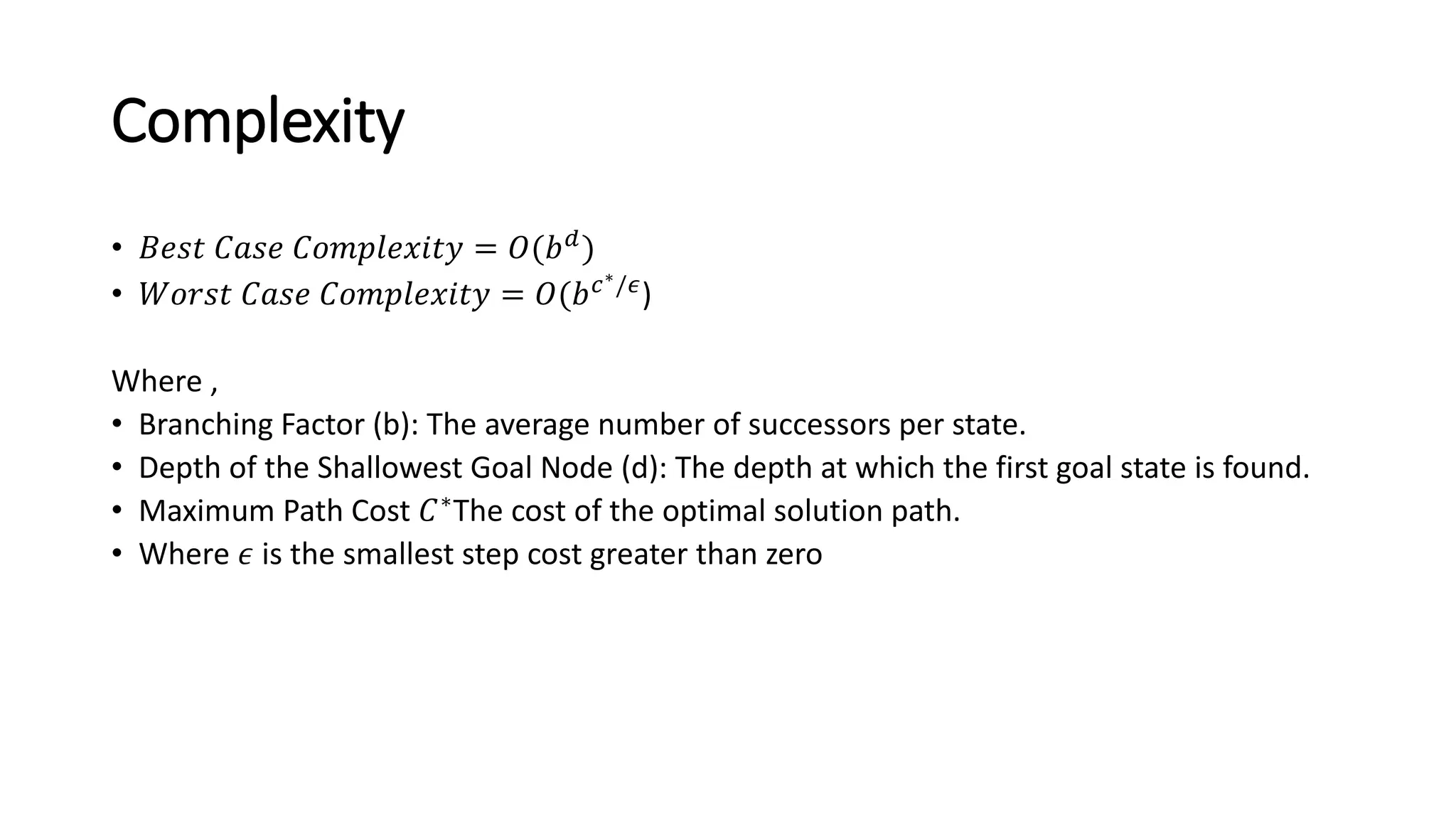 Uniform-Cost Search Algorithm in the AI Environment | PDF