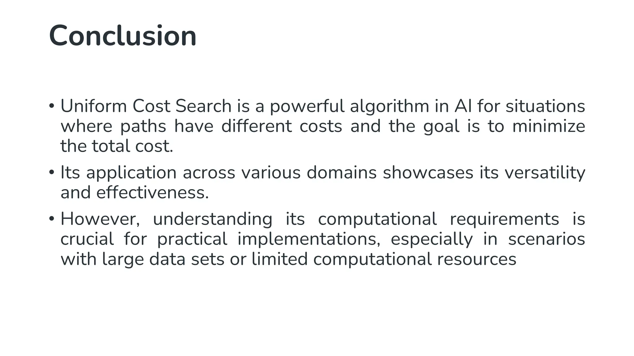 Uniform-Cost Search Algorithm in the AI Environment | PDF