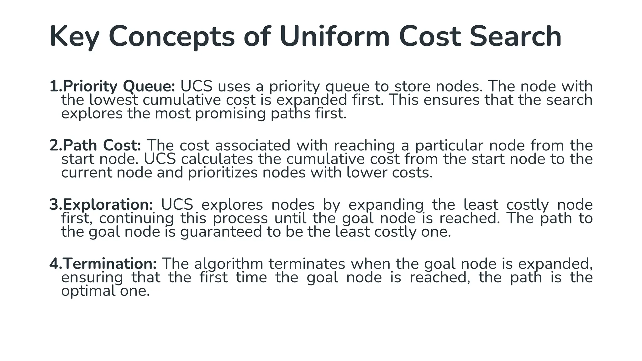 Uniform-Cost Search Algorithm in the AI Environment | PDF