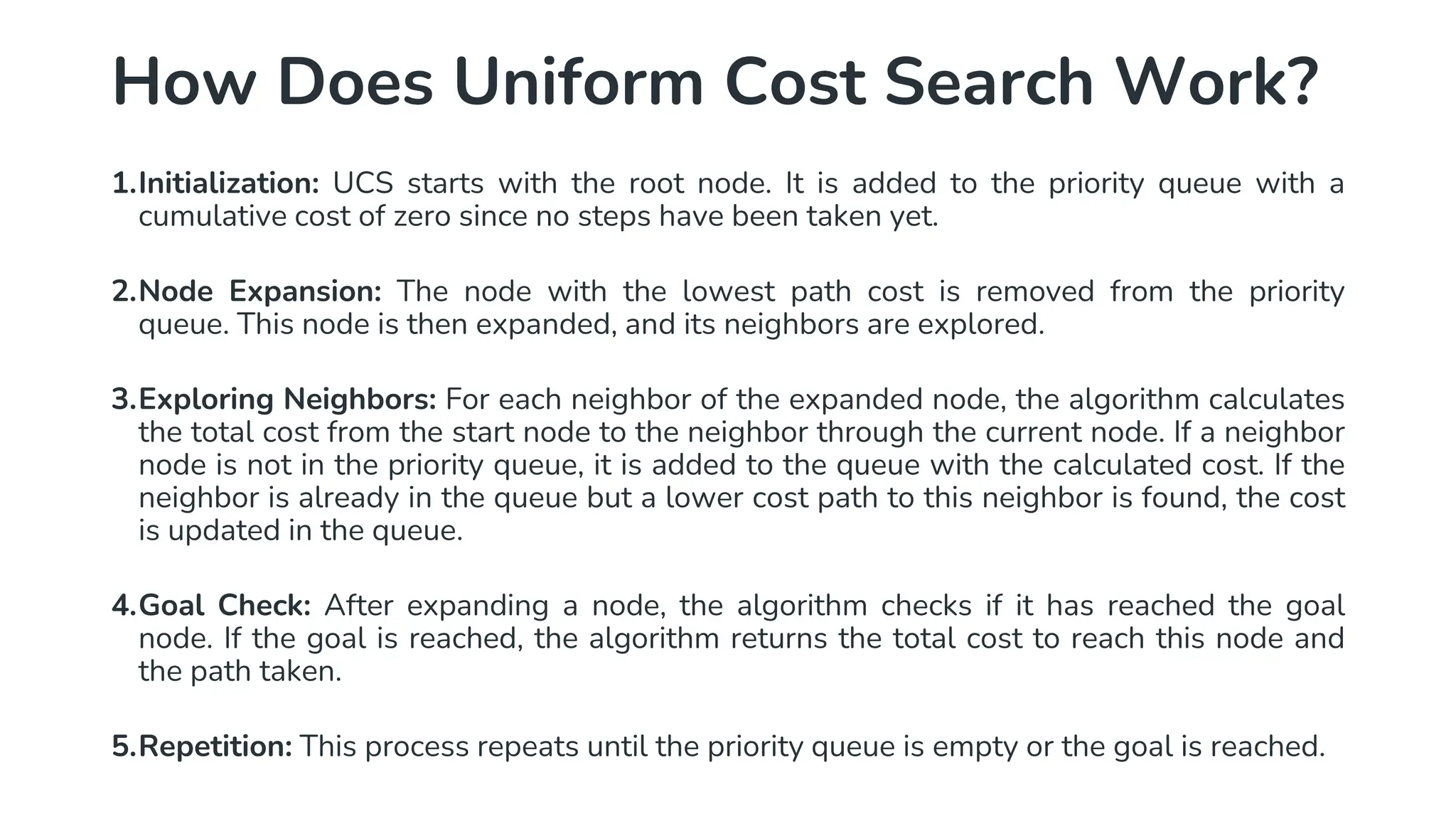 Uniform-Cost Search Algorithm in the AI Environment | PDF