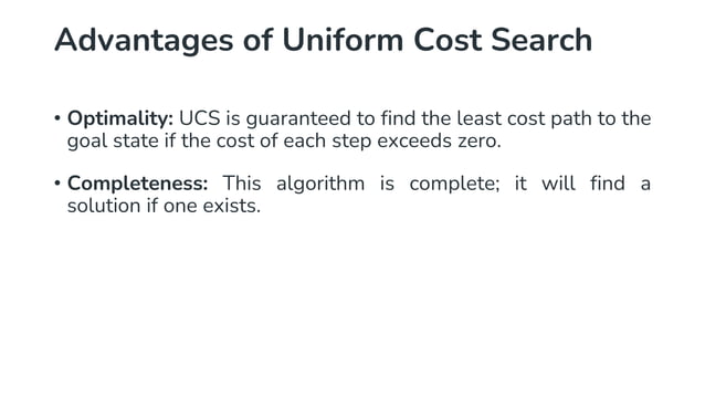Uniform-Cost Search Algorithm in the AI Environment | PDF