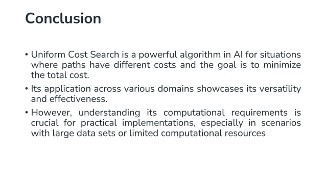 Uniform-Cost Search Algorithm in the AI Environment | PDF