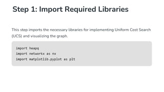 Uniform-Cost Search Algorithm in the AI Environment | PDF