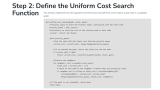 Uniform-Cost Search Algorithm in the AI Environment | PDF