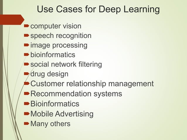 Introduction to Deep Learning | PPTX