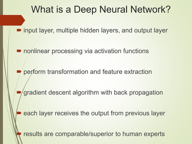Introduction to Deep Learning | PPTX