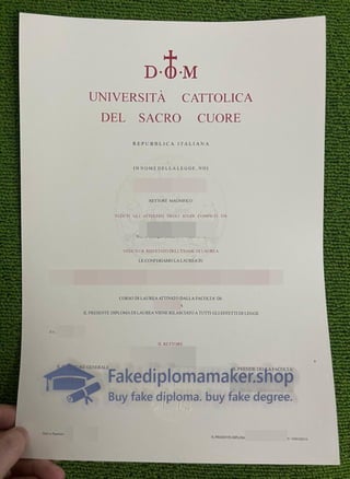 UCSC diploma, Università Cattolica del Sacro Cuore degree | PDF