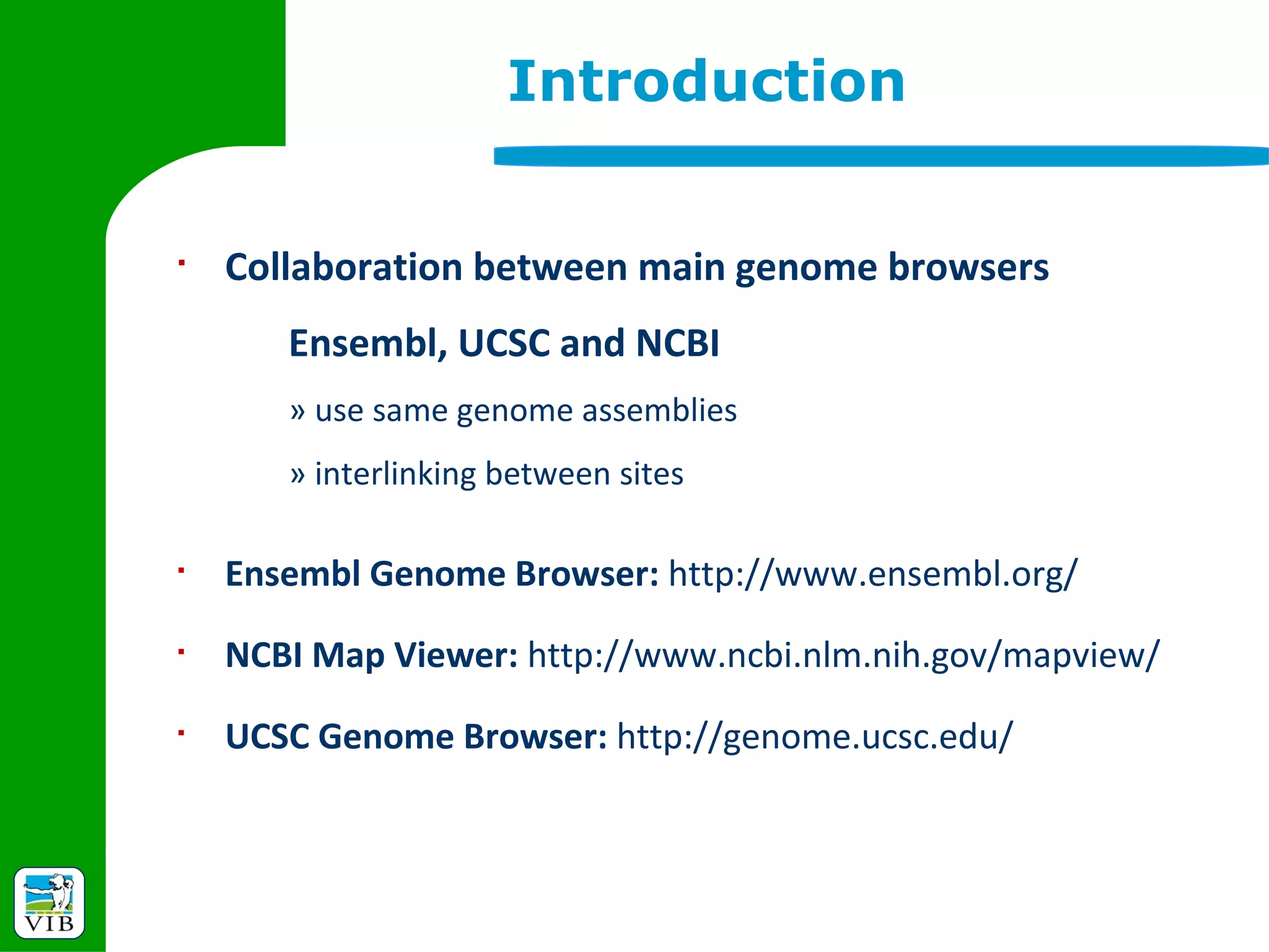 BITS: UCSC genome browser - Part 1 | PDF