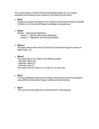 Writing Instructional Objectives | PDF