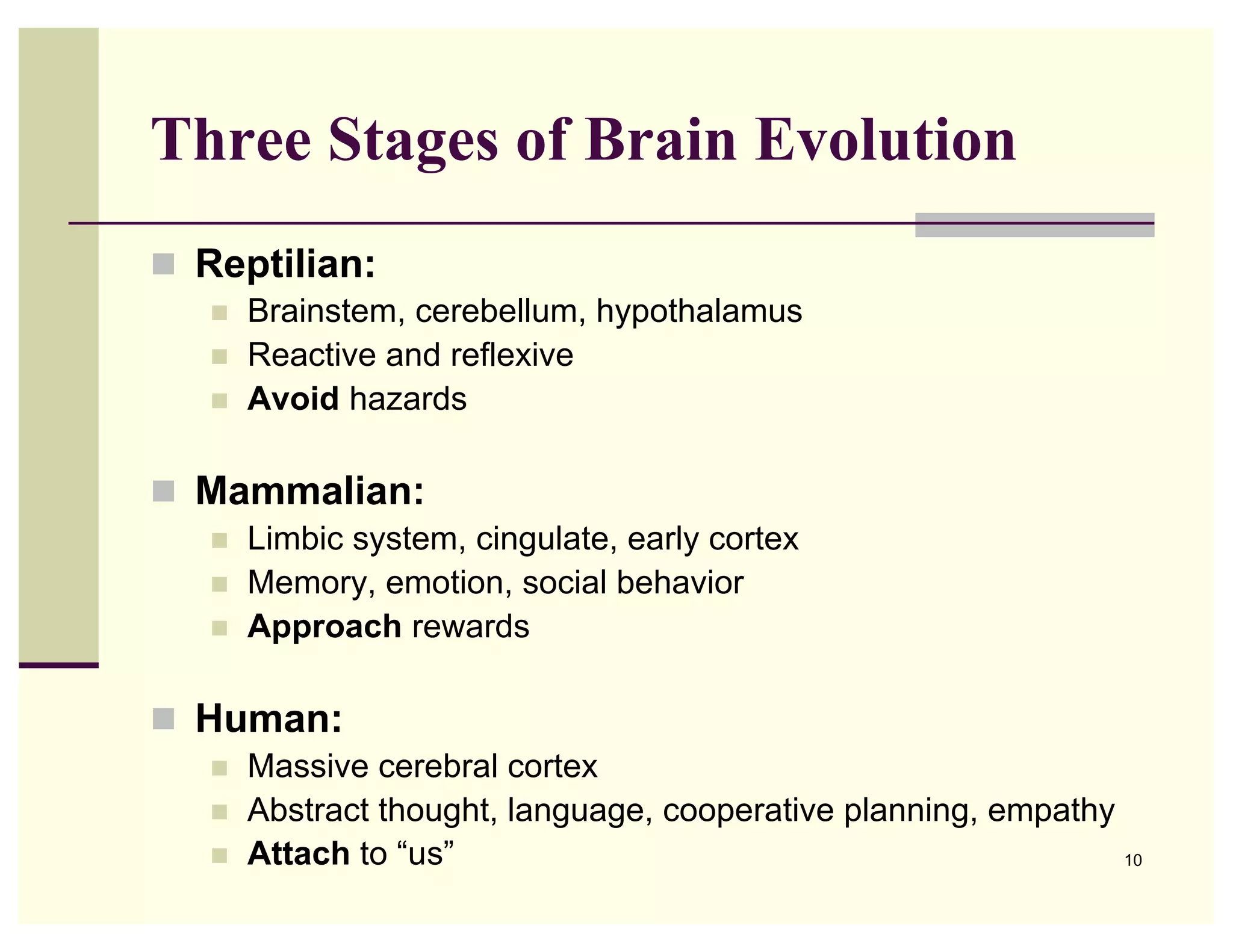 Managing the Caveman Brain in the 21st Century | PPT