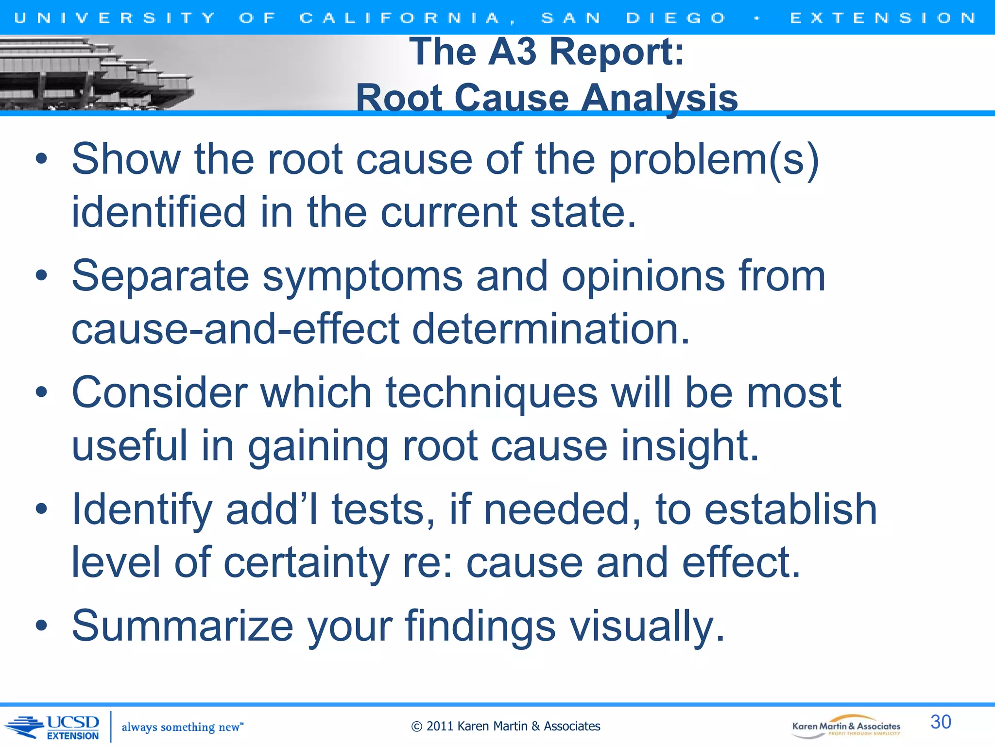 UCSD Class: A3 Management and Root Cause Analysis | PDF