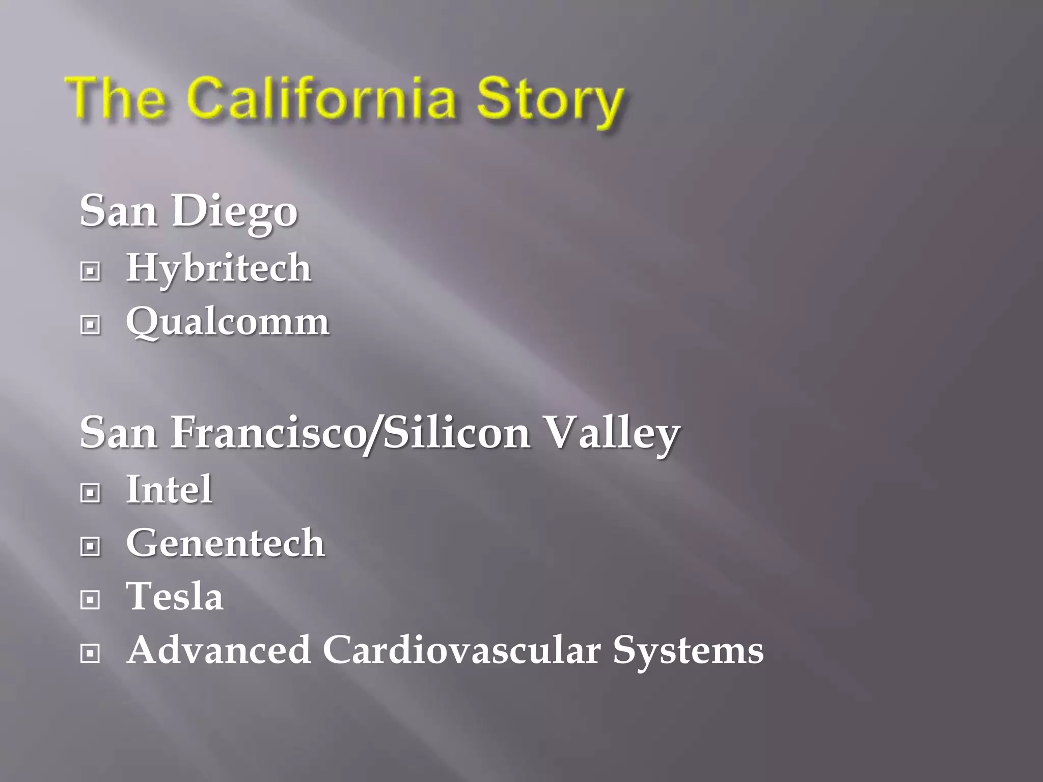 California's Role in the U.S. Innovation System | PPTX