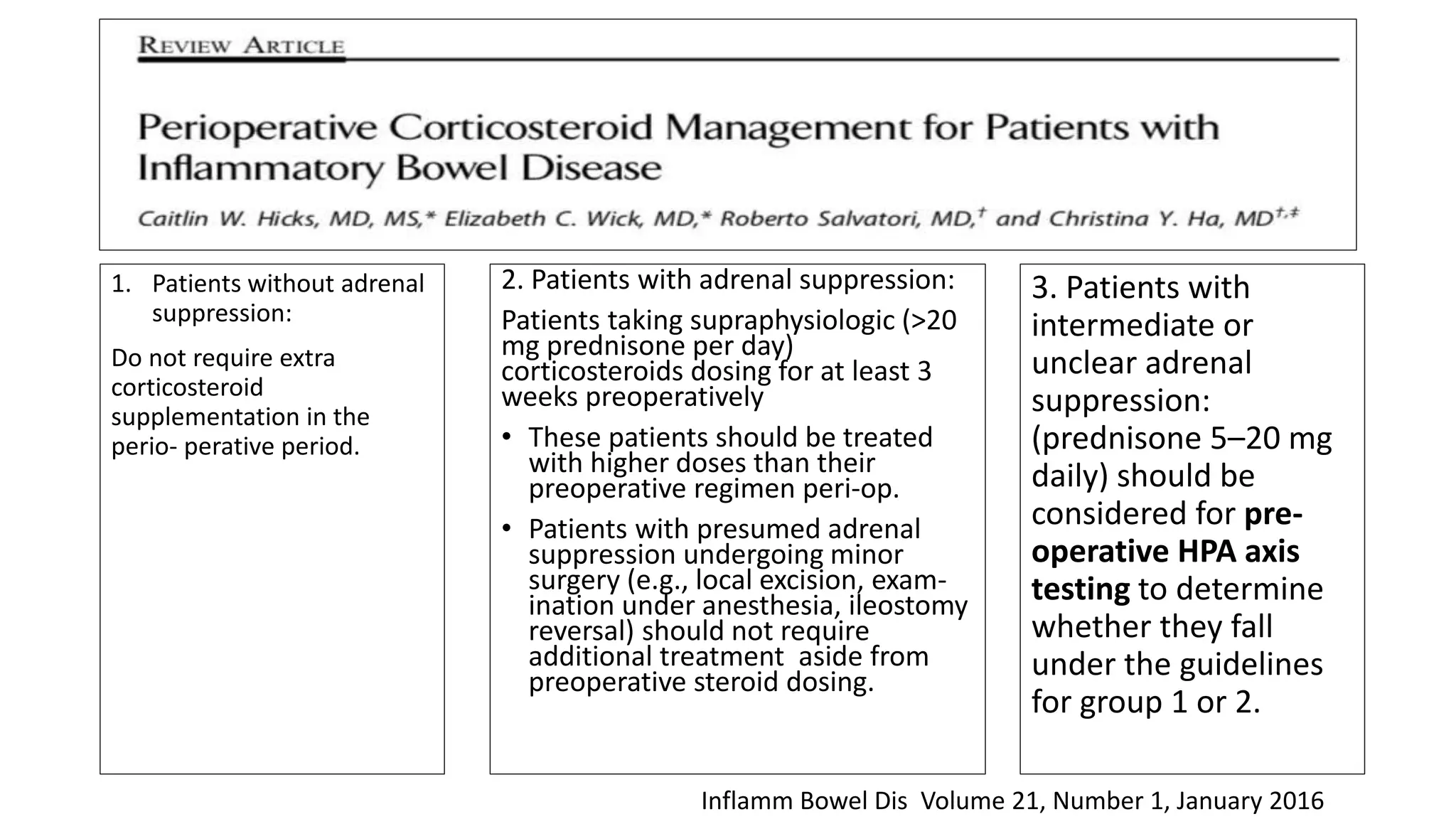 Recent Update on Management of Ulcerative Colitis | PPTX | Digestive ...