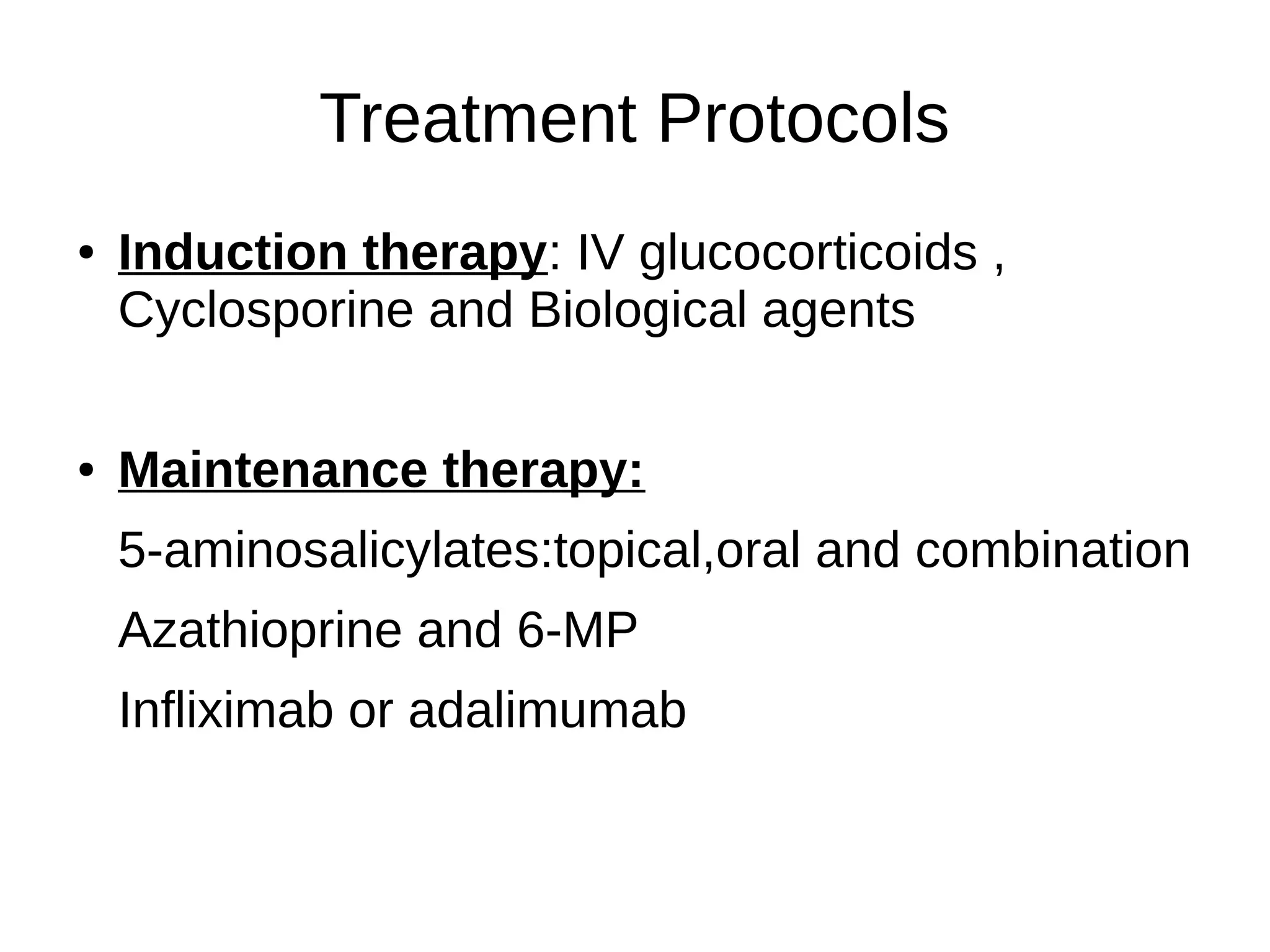 ULCERATIVE COLITIS ( SEVERE) MANAGEMENT | PPT