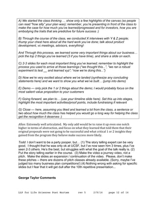 UCSF: Lean LaunchPad instructors lessons learned | PDF