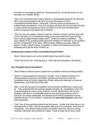 UCSF: Lean LaunchPad instructors lessons learned | PDF