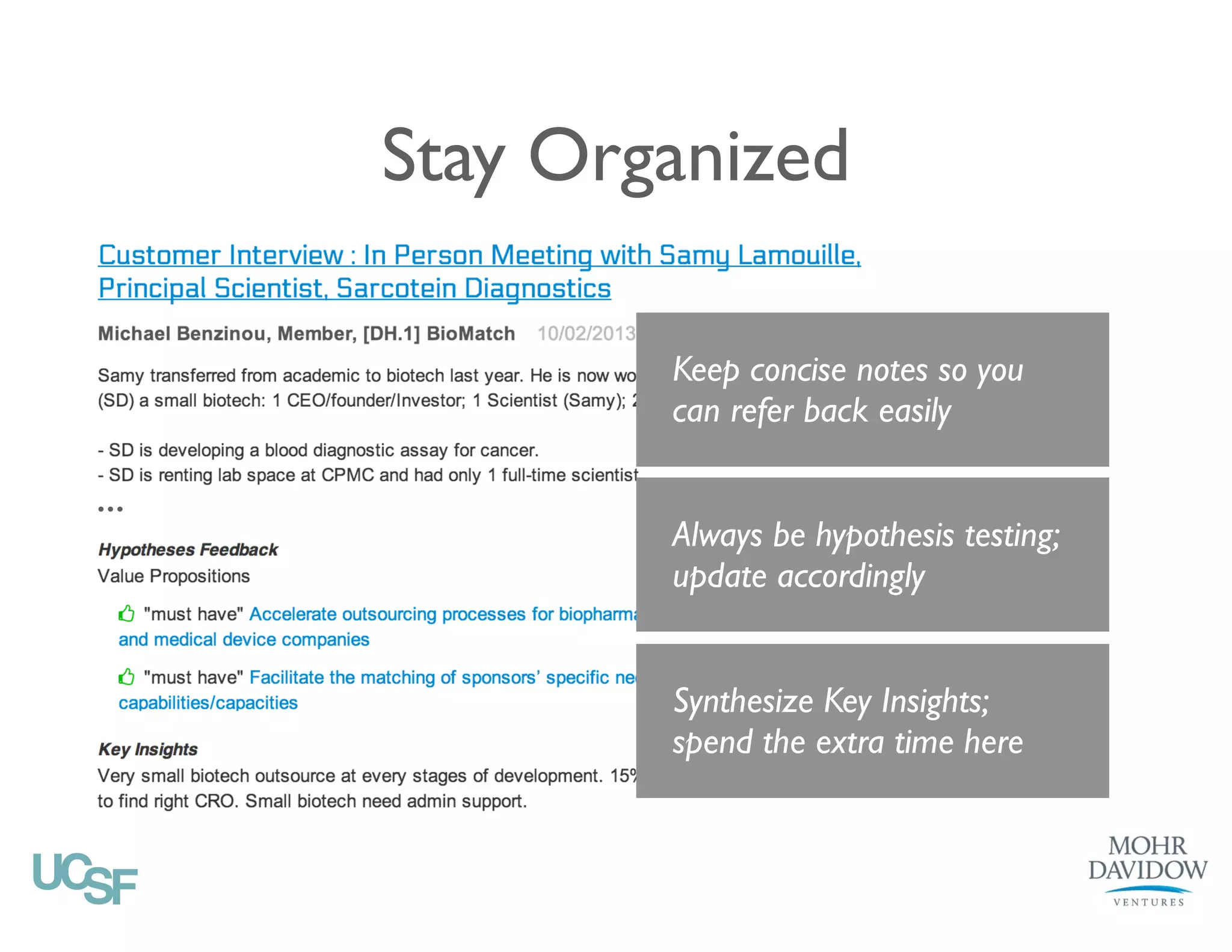 UCSF Life Sciences Week 2 digital health - Customer Segments | PDF