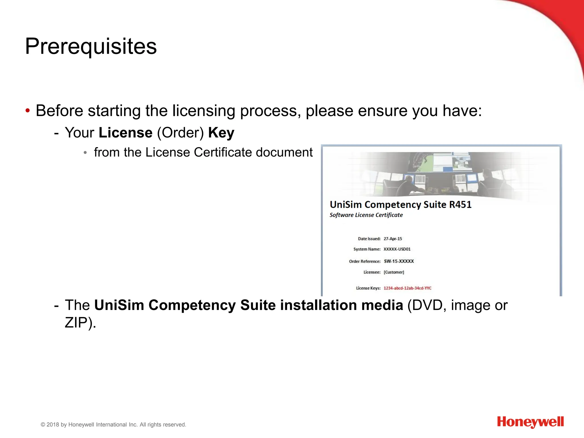 UniSim Software Licensing Guide Document | PDF