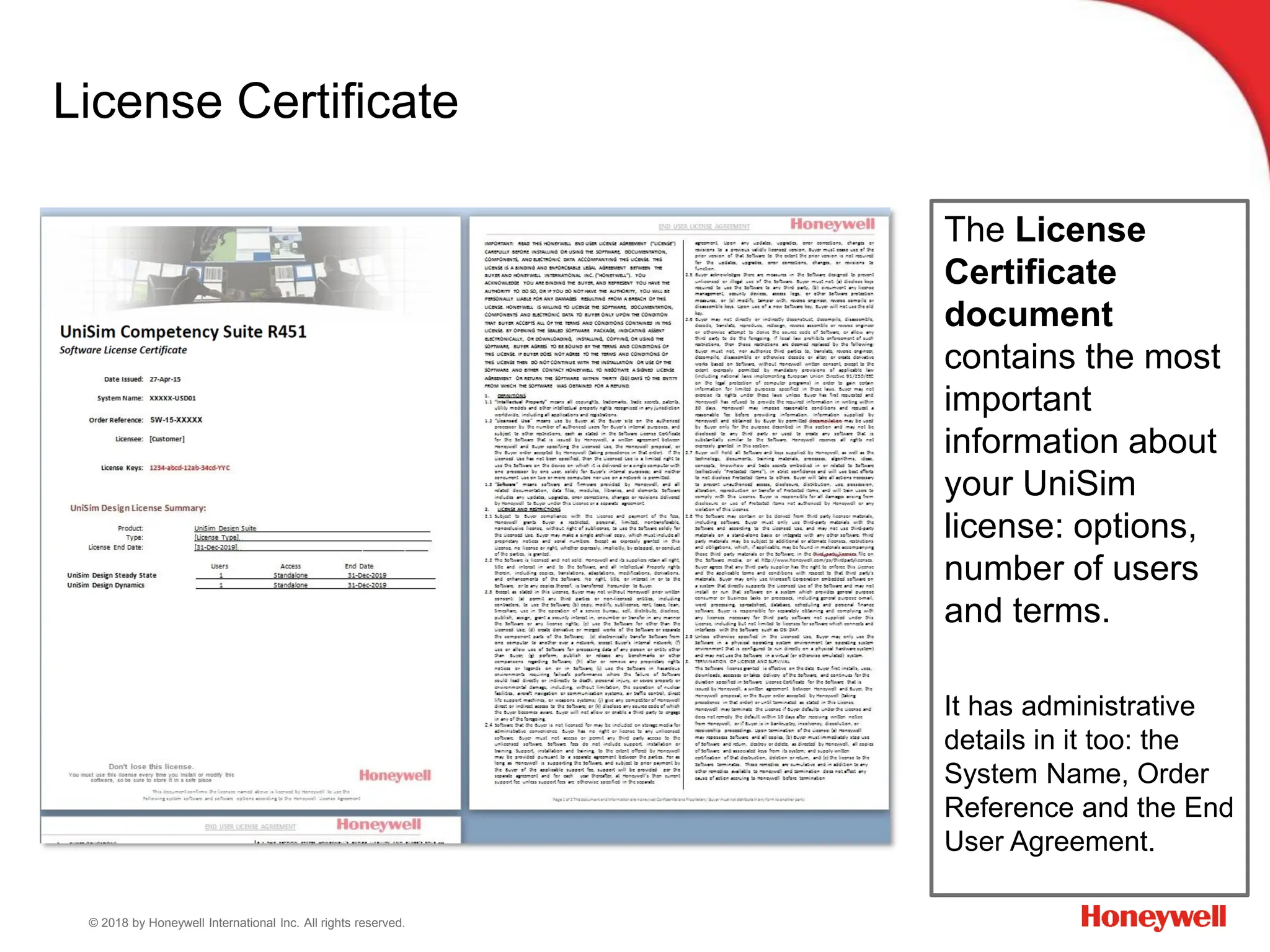 UniSim Software Licensing Guide Document | PDF