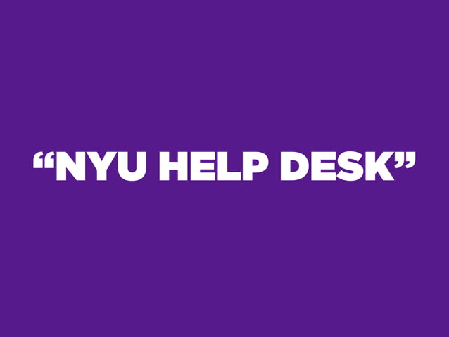 NYU Student Experience Enhancements + Project Updates | PPT