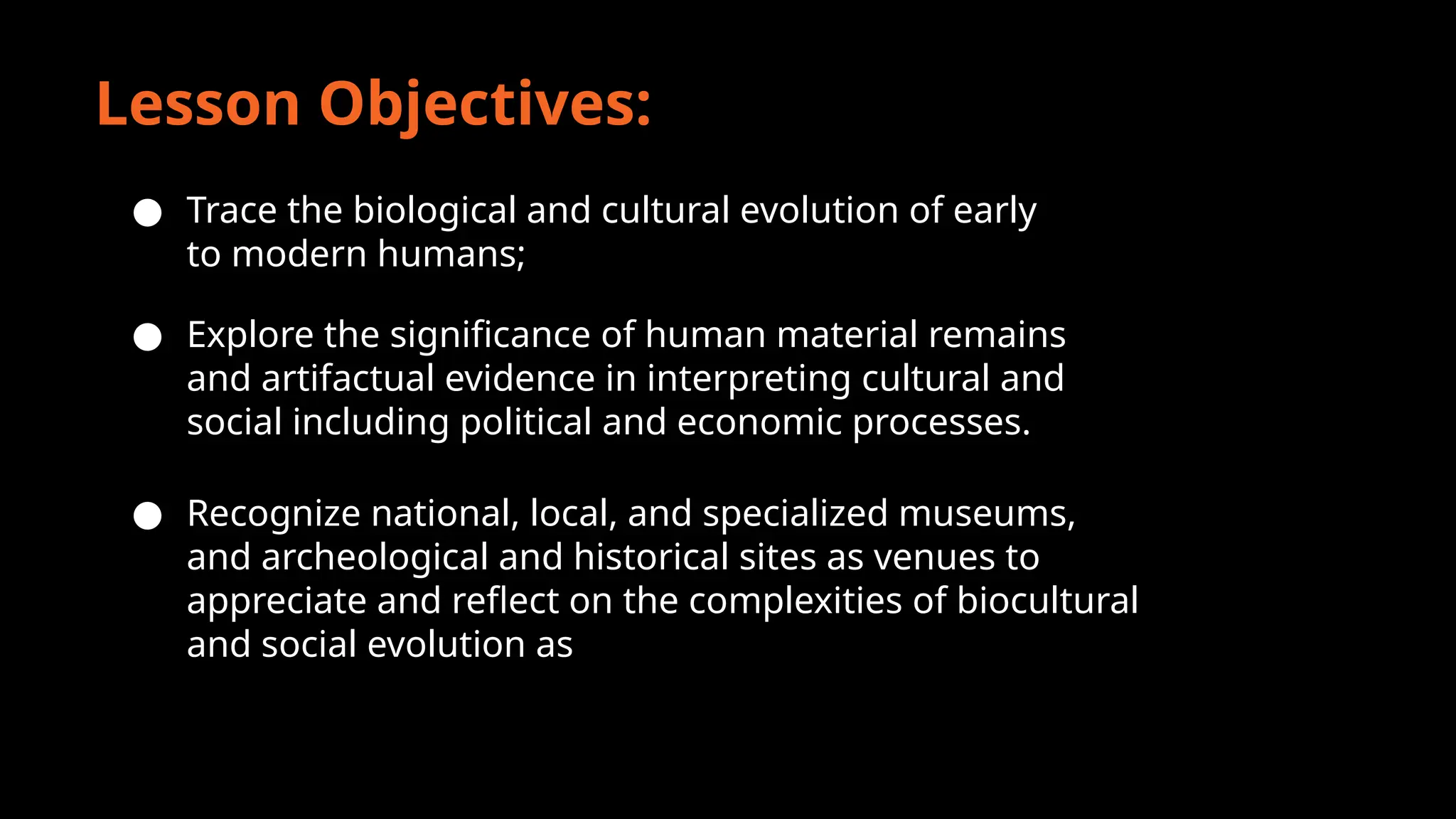 UCSP - BIOLOGICAL EVOLUTION and CULTURAL EVOLUTION | PPTX | Geology ...