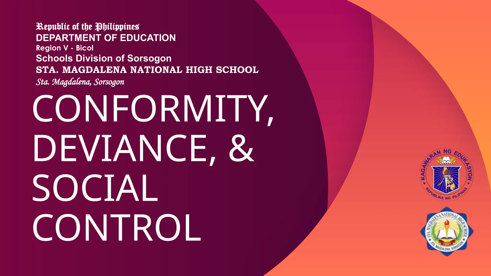 UCSP - Conformity, Deviance, and Social Control.pptx