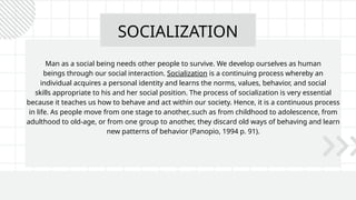 Socialization in UCSP hahahahahahahahhaa | PPTX