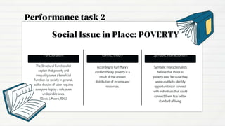 poverty using 3 perspectives of sociology | PPT