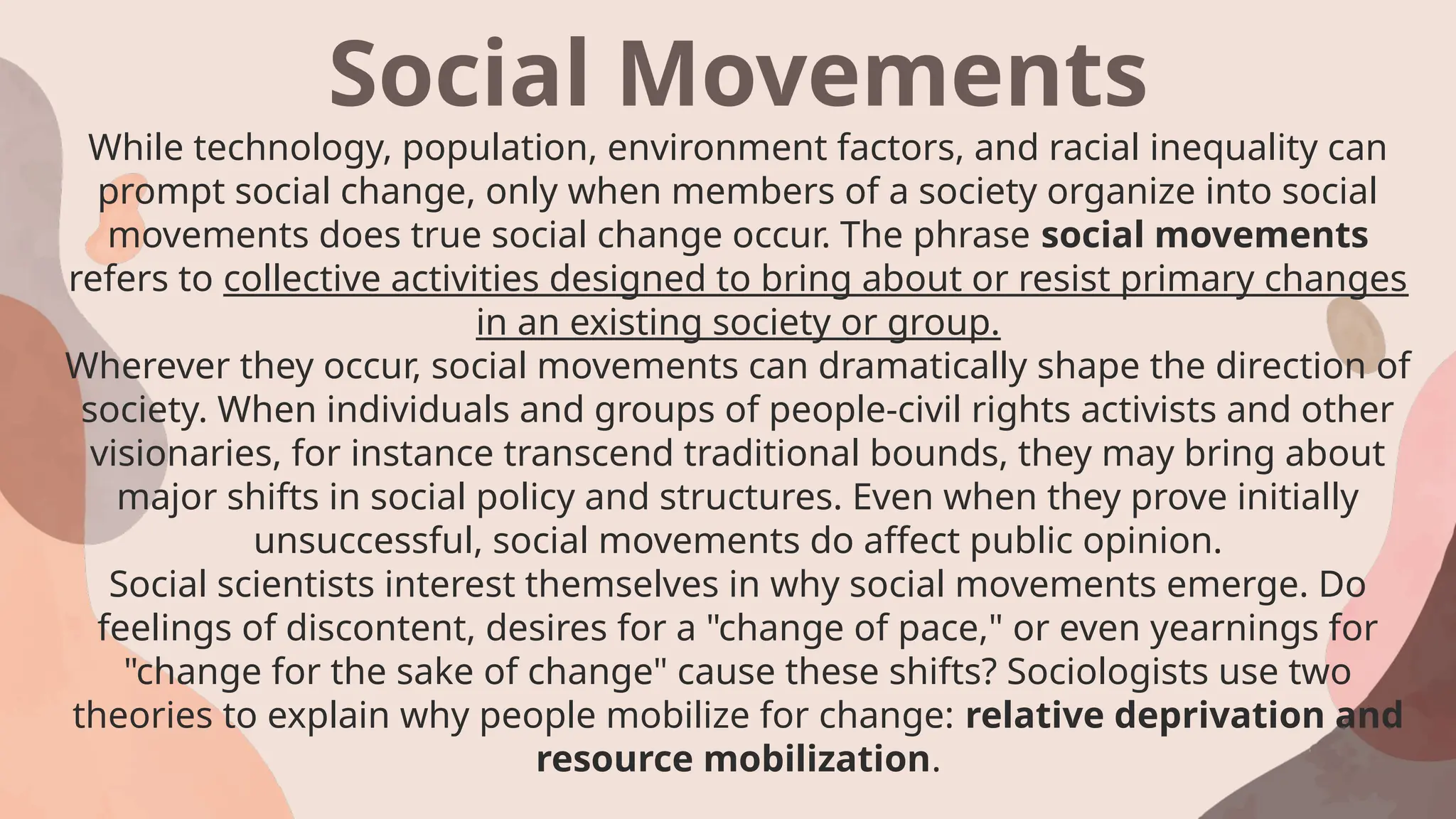 UCSP - New Challenges to human adaptation and social Changes | PPTX