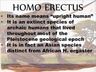 THE HOMO SPECIES - April Denise Globio | PPTX