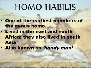THE HOMO SPECIES - April Denise Globio | PPTX