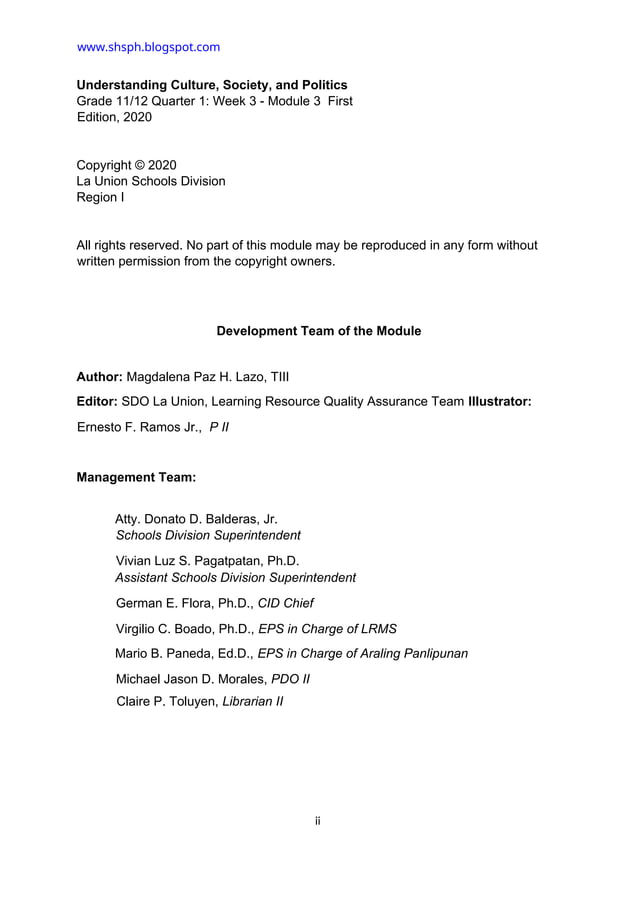 UnderstandingCultureandSP-Module-3.docx. | PDF