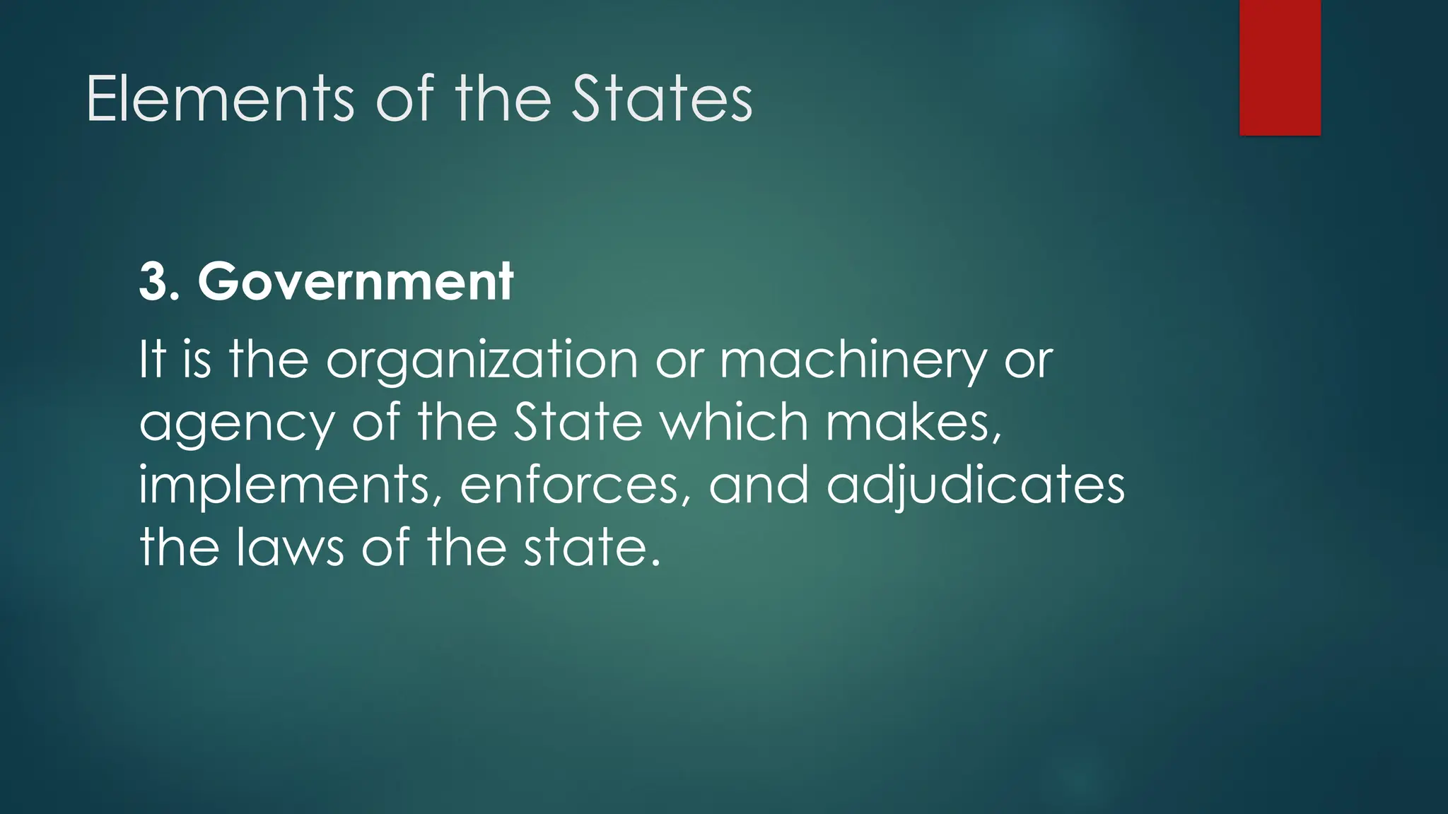 State and Non- State Institutions Presentation | PPTX