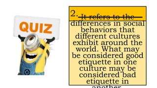 Ucsp ppt-1-human cultural variation & social differences | PPTX