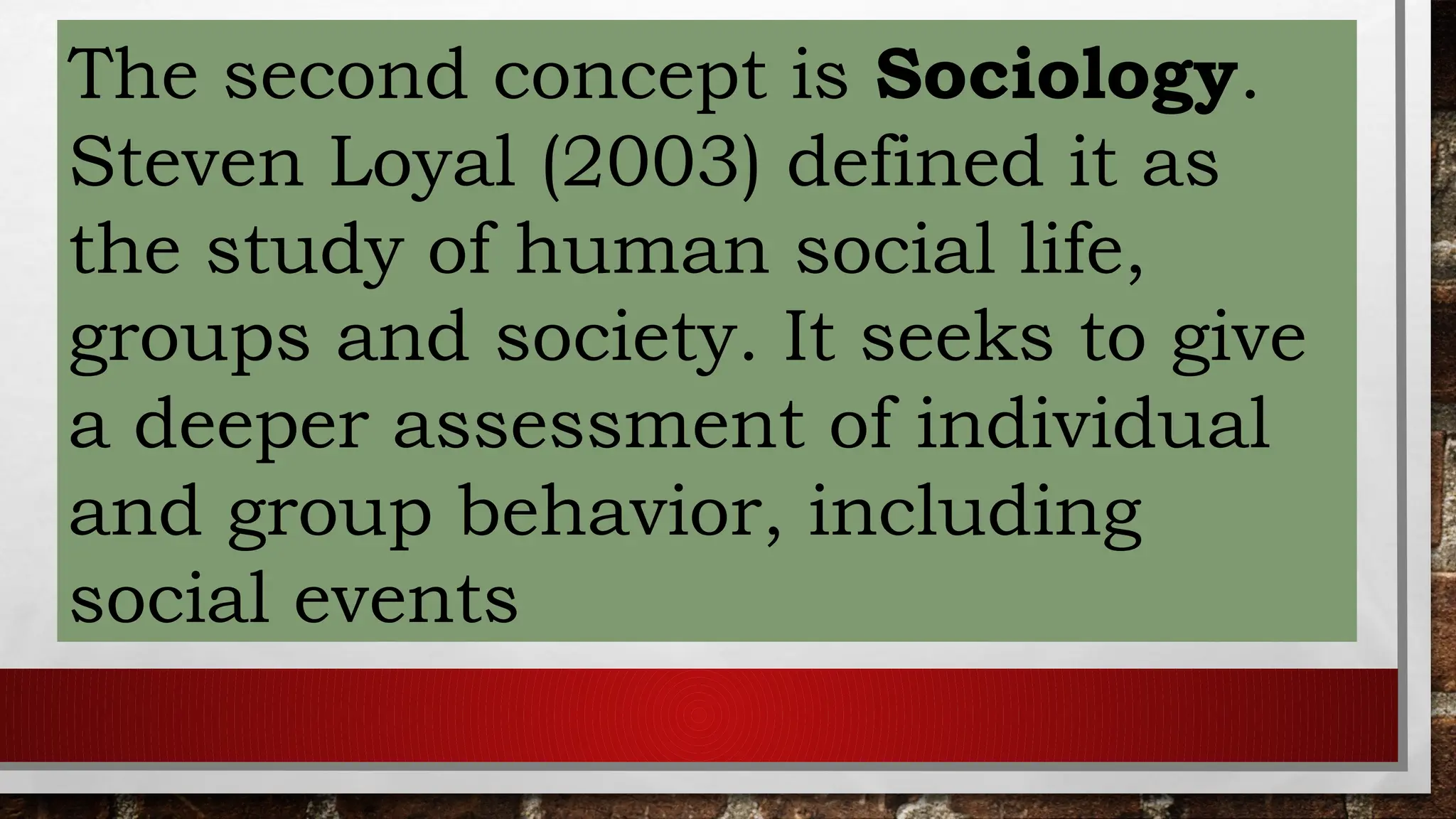 Nature, Goals and Perspectives of Anthropology, Sociology and Political ...