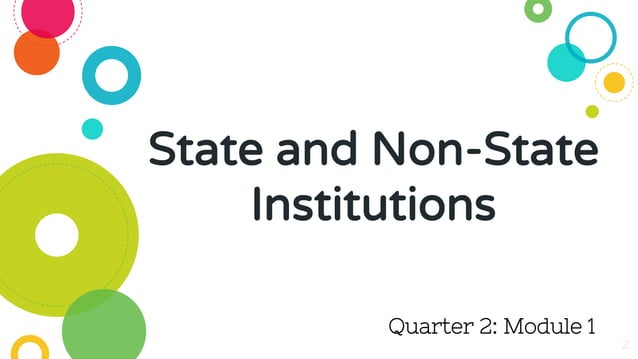 UCSP-State and Non State Institutions.pptx | Business | Business and ...