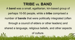 Nations & States - Band & Tribes | PPTX