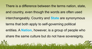 Nations & States - Band & Tribes | PPTX