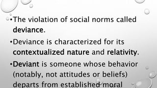 Conformity and Deviance | PPTX
