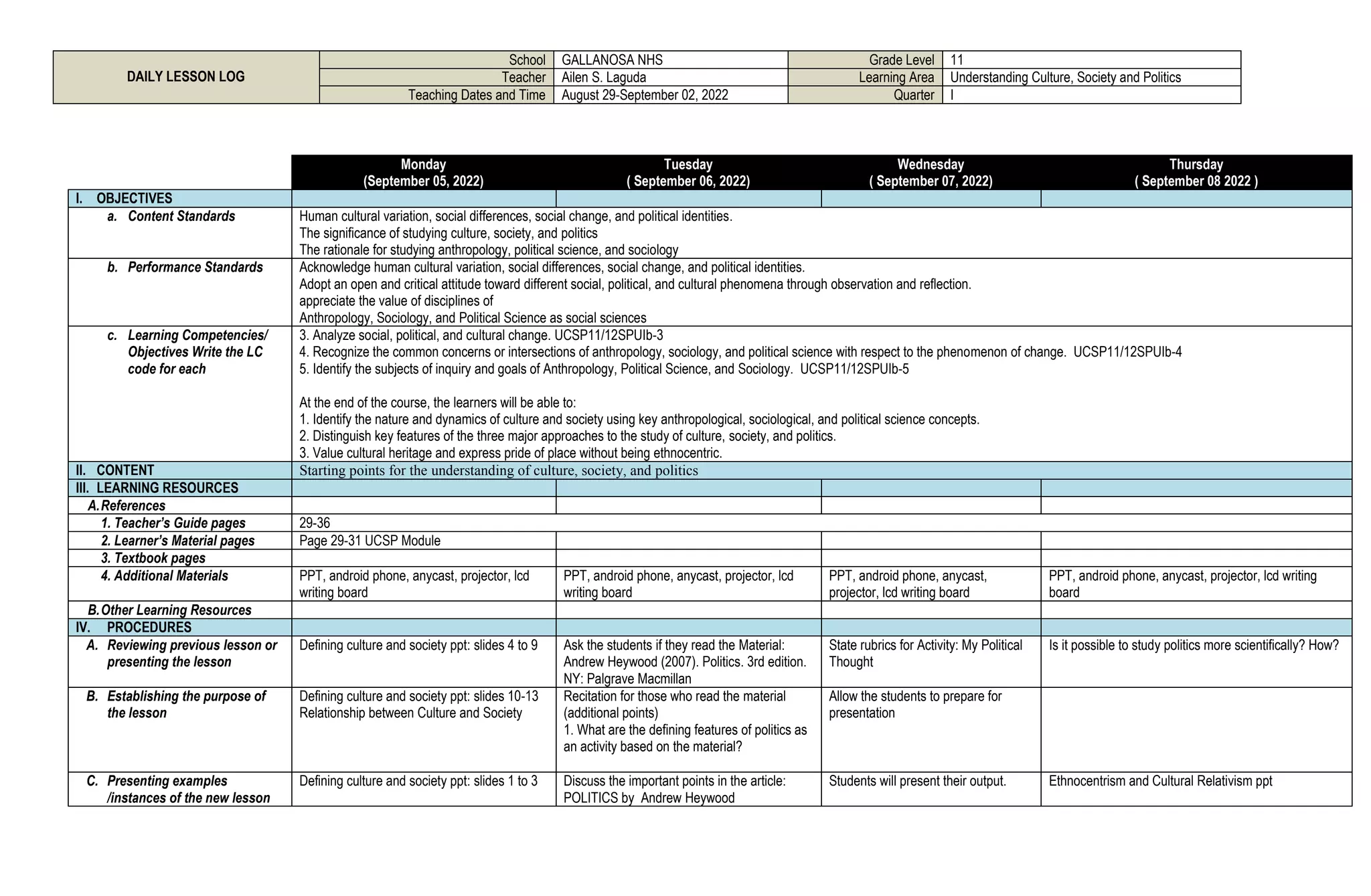 UCSP Daily Lesson Log week 4.docx