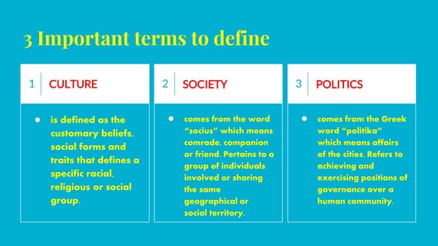 Social, Political and Cultural Behavior and Phenomena | PPTX | Politics