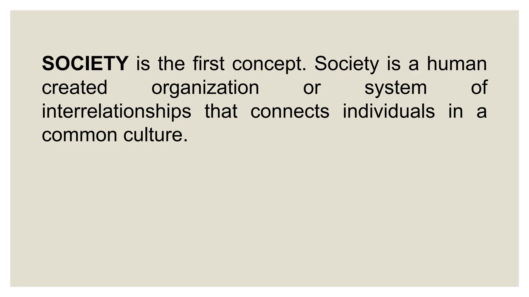 Culture ans society as anthropological concept | PPTX