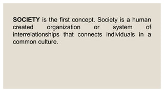 Culture ans society as anthropological concept | PPTX