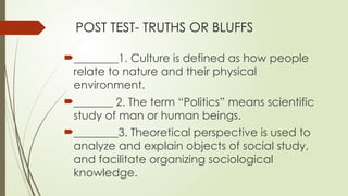 tis a module for understanding culture, society | PPTX