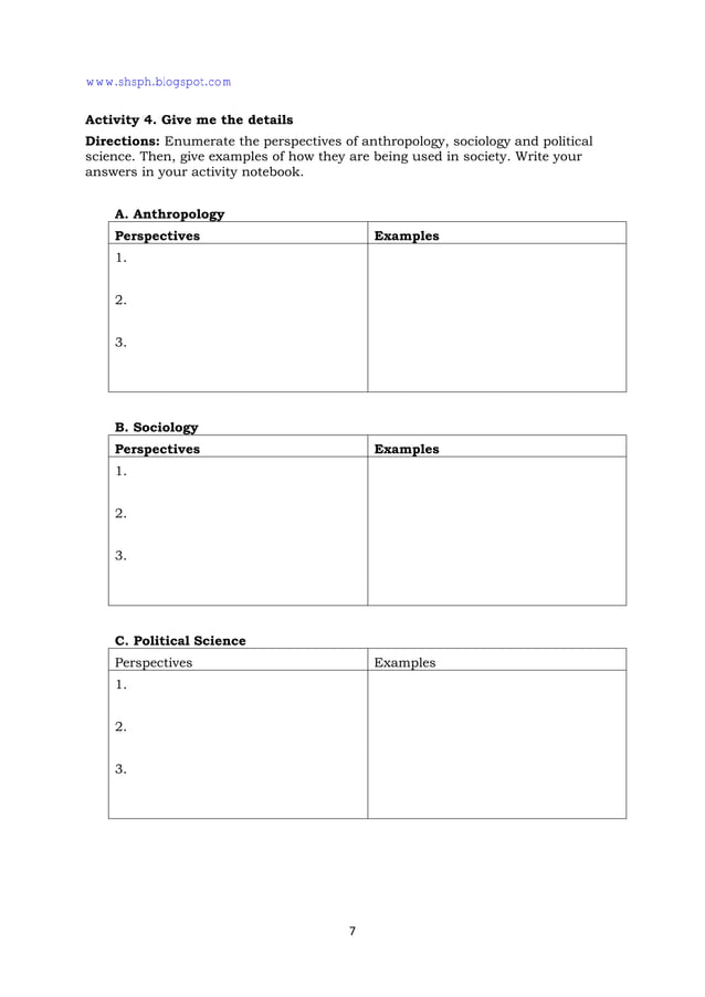 UCSP Module 1 | PDF | Science