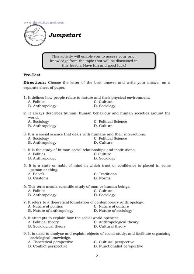 UCSP Module 1 | PDF | Science