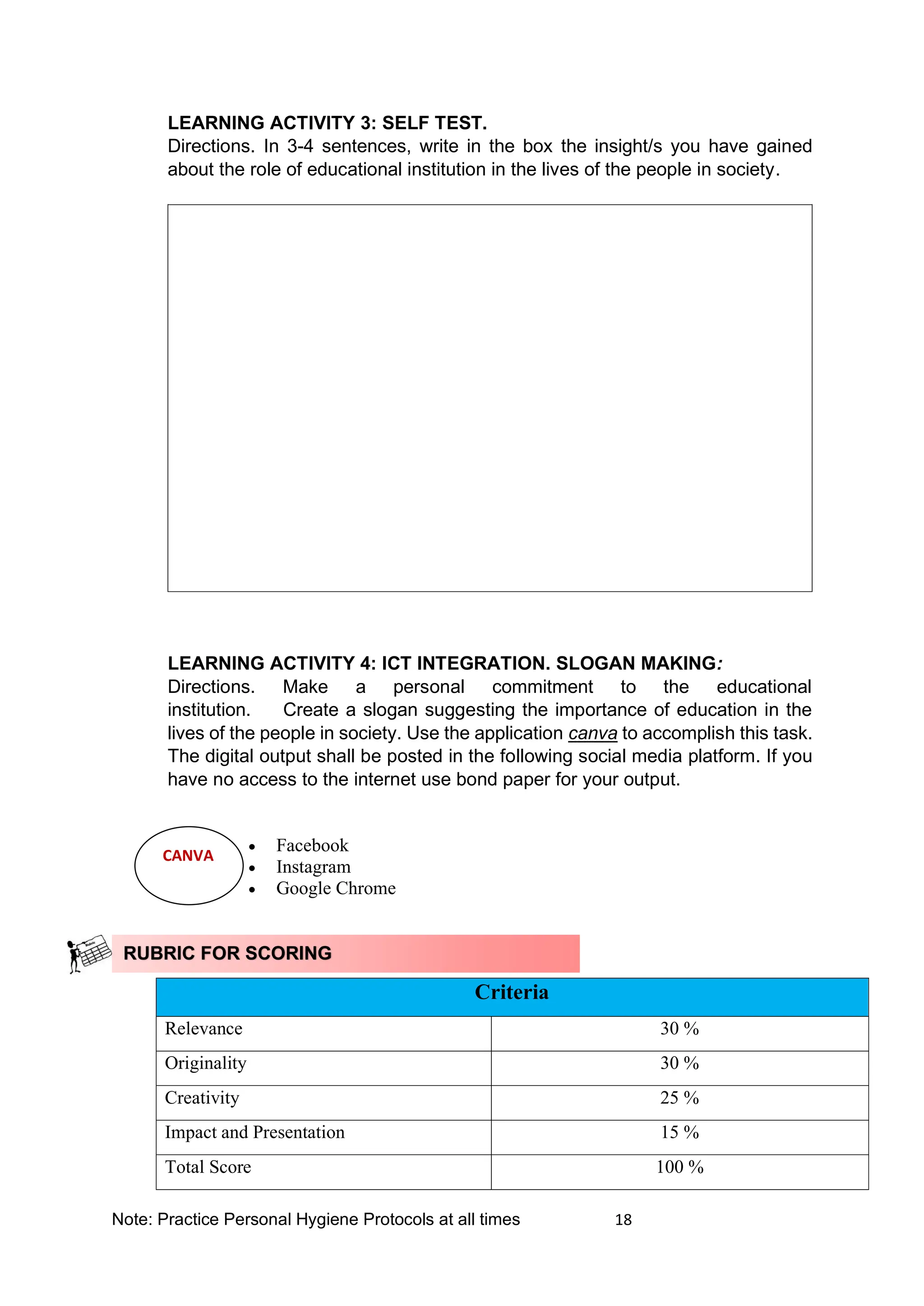 Modules for UCSP_Q2_LAS.pdf with activities | PDF