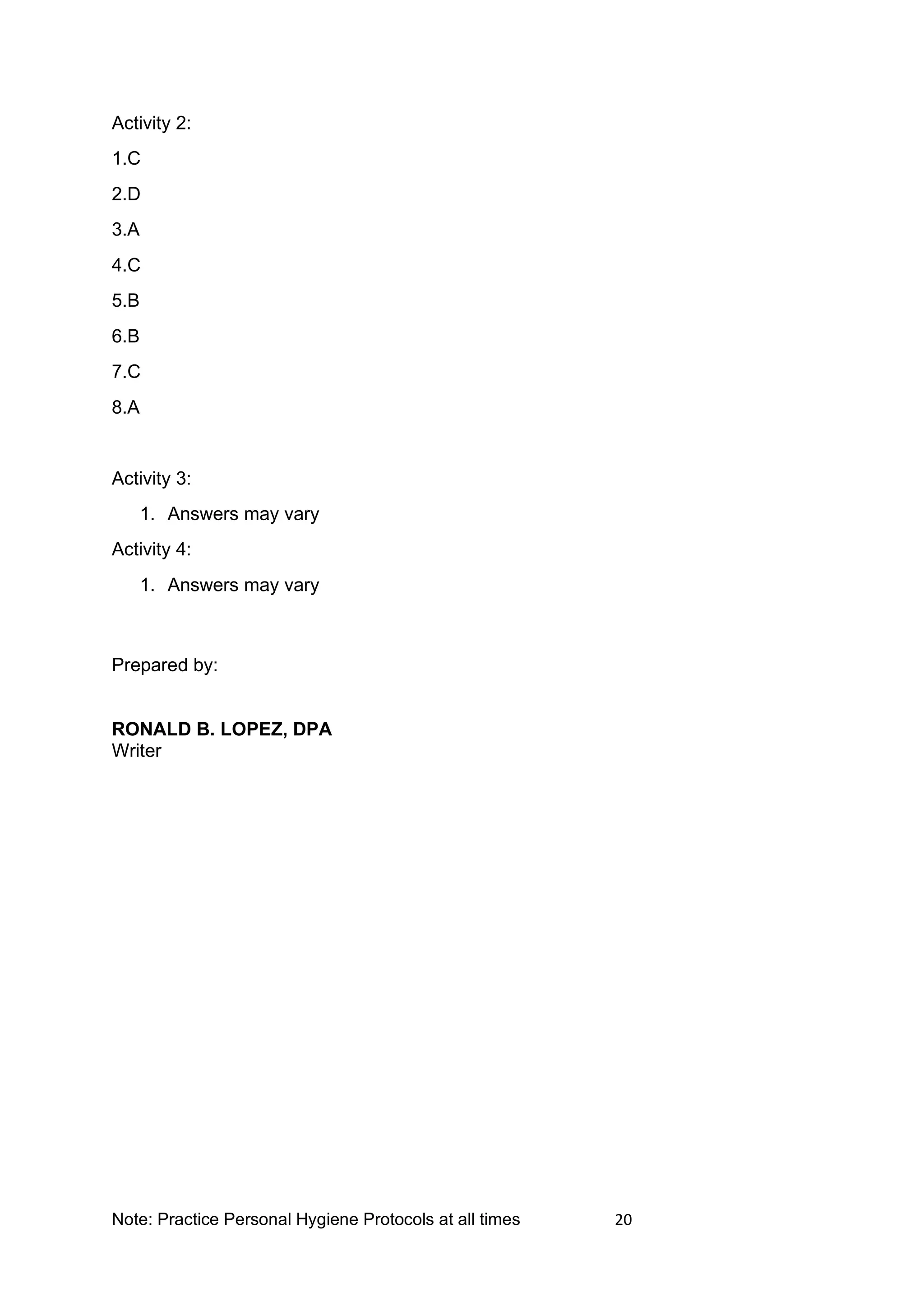 Modules for UCSP_Q2_LAS.pdf with activities | PDF