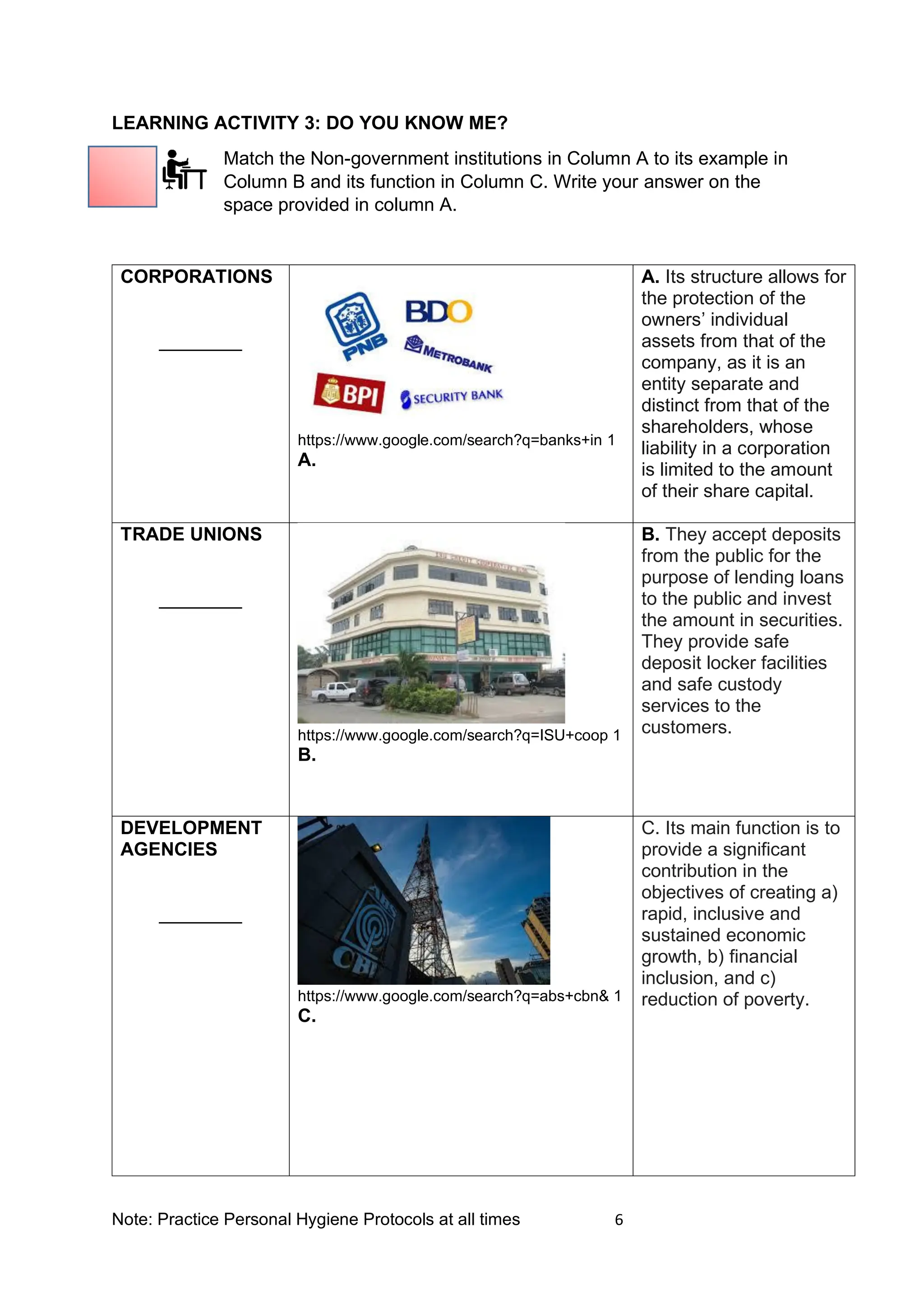 Modules for UCSP_Q2_LAS.pdf with activities | PDF