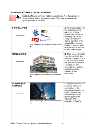 Modules for UCSP_Q2_LAS.pdf with activities | PDF